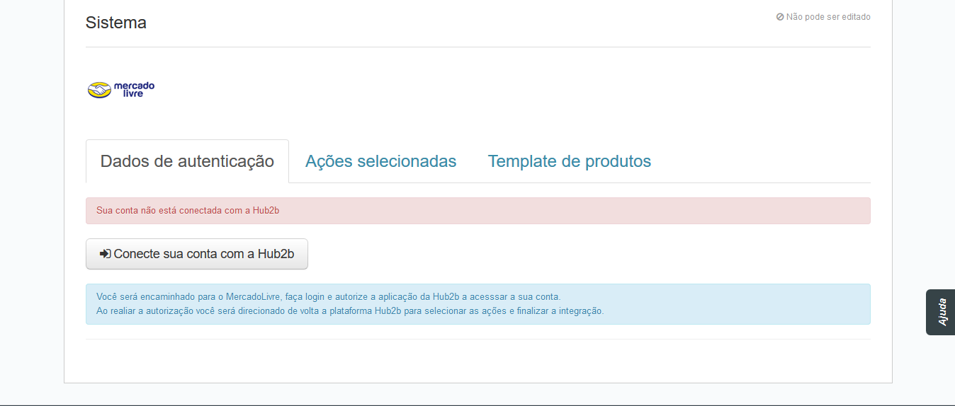 Como adicionar a integração com o Mercado Livre – Central de Ajuda - Hub2b